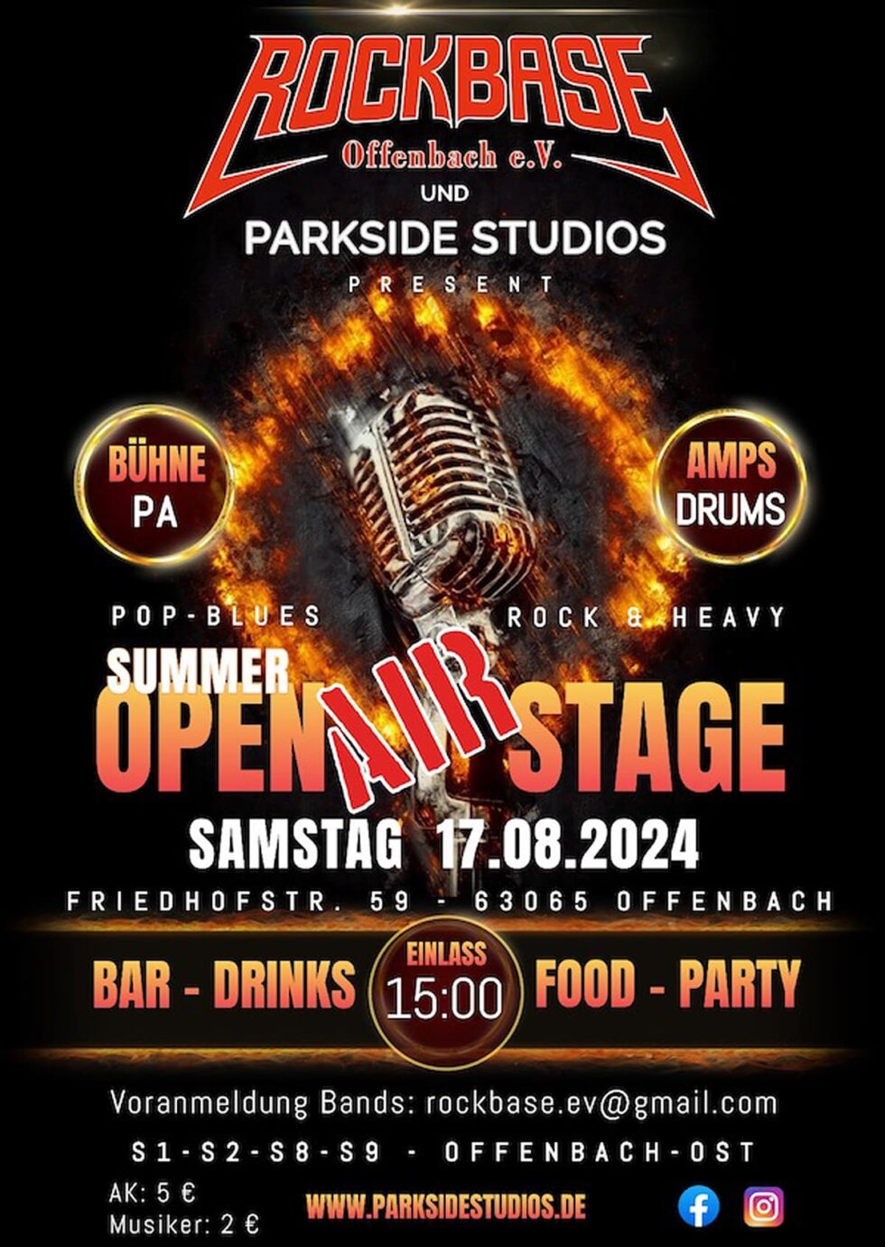 PARKSIDE STUDIOS | Eventlocation – Mietstudio – Artfloor | Offenbach - Frankfurt - Rhein-Main